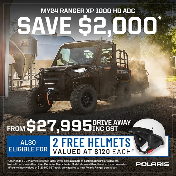 POLARIS 2024 Ranger XP 1000 HD EPS ADC - The Mower Supastore